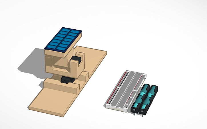 3D design Solar Panel - Tinkercad
