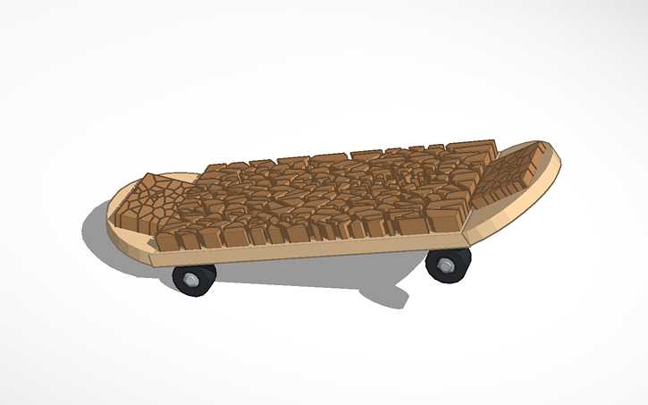 3D design Copy of Skateboard - Tinkercad