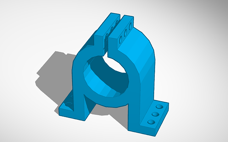 3D design Pipe Clamp - Tinkercad