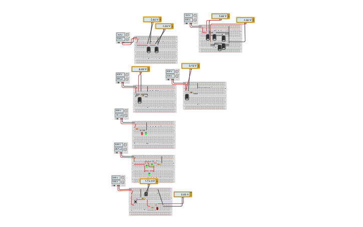 Circuit design TP2 Unidad 2 - Tinkercad