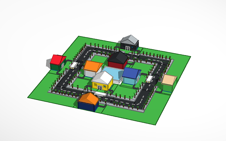 3D design Şehir - Tinkercad