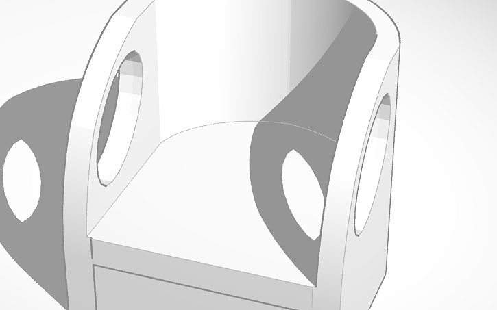 3D design stol - Tinkercad