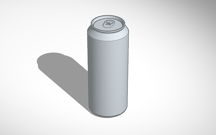 3D design Soda Can 500ml - Tinkercad
