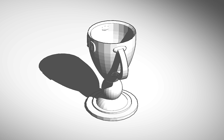 3D design Trophy for Dad - Tinkercad