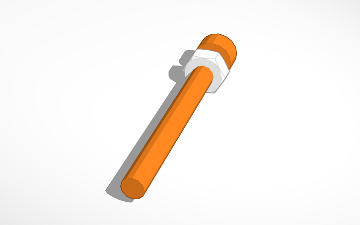 3D design m3 scrw - Tinkercad