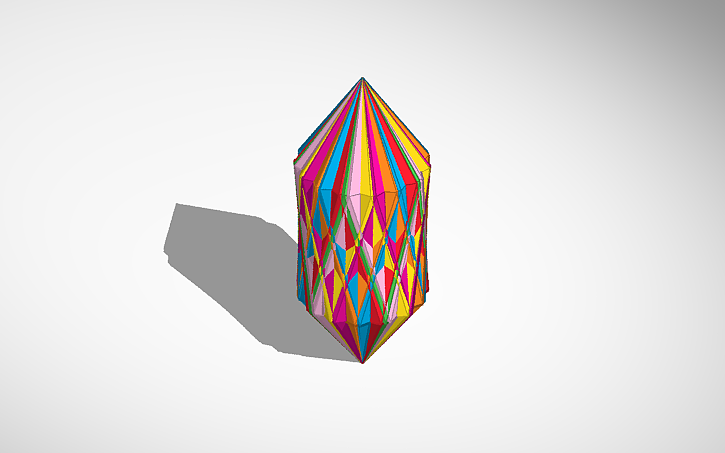 3D design cool gem - Tinkercad
