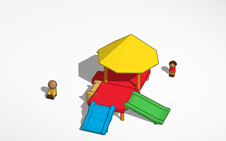 3D design play ground pov - Tinkercad