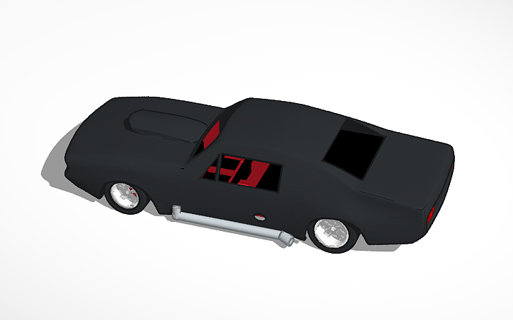 3D design Muscle Car - Tinkercad