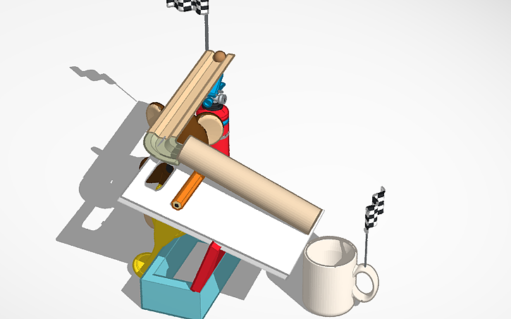 3D design Copy of Rube Goldberg Challenge - Tinkercad