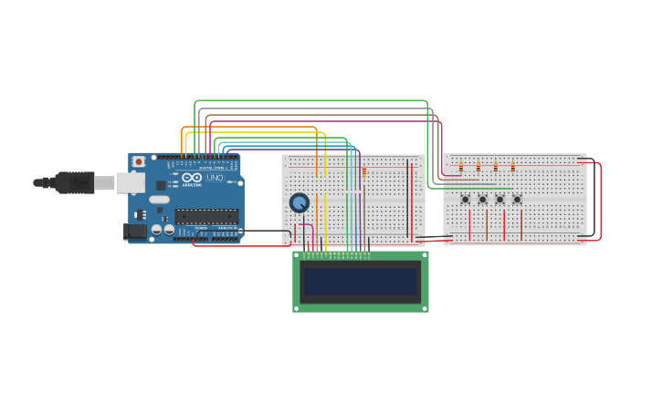 Circuit design Digital Watch(incomplete) - Tinkercad
