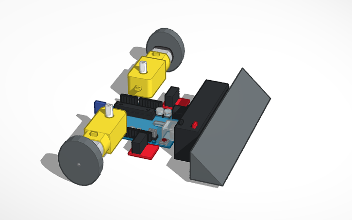 3D design ROBÔ SUMO 5 KG - ROBERTO - Tinkercad