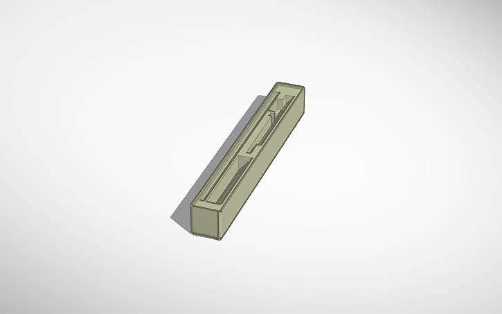 3D design gridfinity-ruler - Tinkercad
