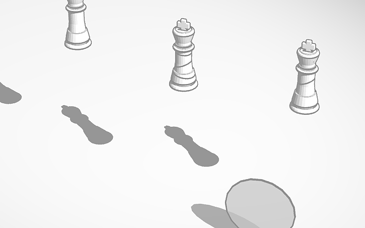 3D design Collapsing/slashed king SIM LAB - Tinkercad