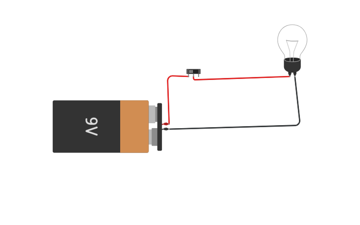Circuit design simple circuit - Tinkercad