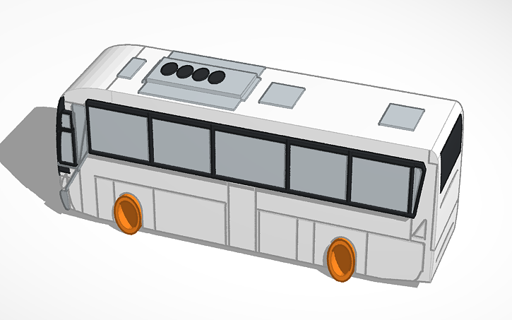 3D design school bus - Tinkercad