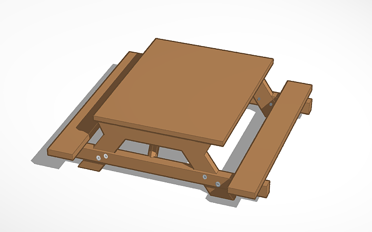 3D design Table ICT B-test - Tinkercad