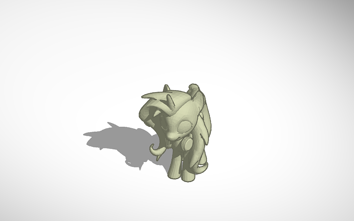 3D design pony - Tinkercad