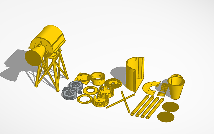 3D design H.O.R. Model 15 Super-Sirex Siren (500 Motor Size) WIP ...