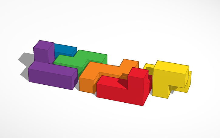 3D design Puzzle Cube - Tinkercad