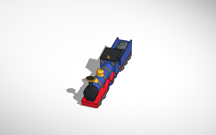 3D design Fantastic Locomotive - Tinkercad