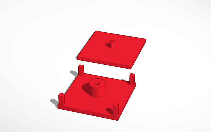3D design Display stand - Tinkercad