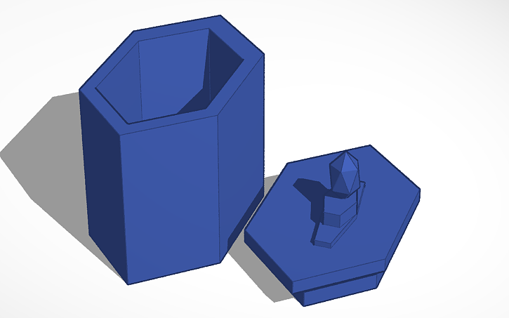 3D design pot - Tinkercad