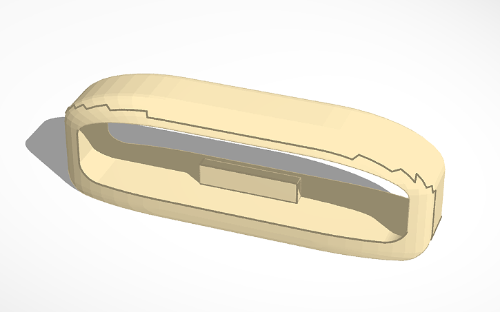 3D design Garmin Band Keeper - Tinkercad