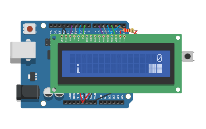 Circuit Design Arduino Game Tinkercad