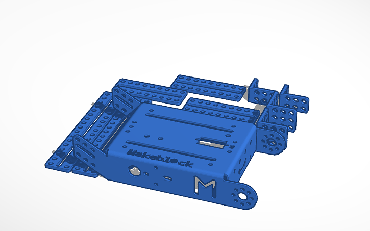 3D design pezzi mbot - Tinkercad