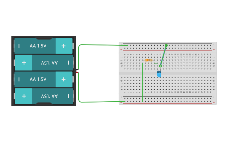 Circuit design Leed - Tinkercad