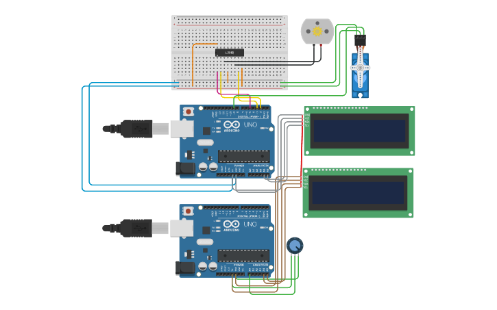 Circuit Design Fan With Speed Sensor Tinkercad