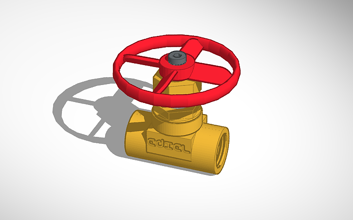 3D design valve - Tinkercad