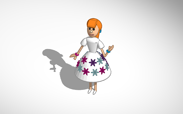 3D design Girl - Tinkercad