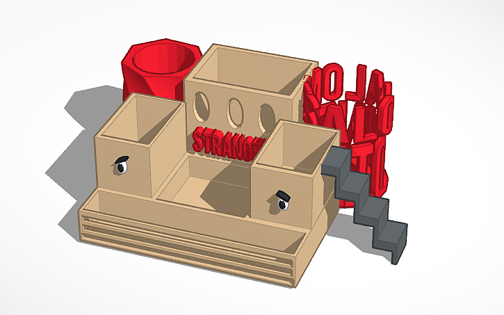 3D design stranger things salomé - Tinkercad
