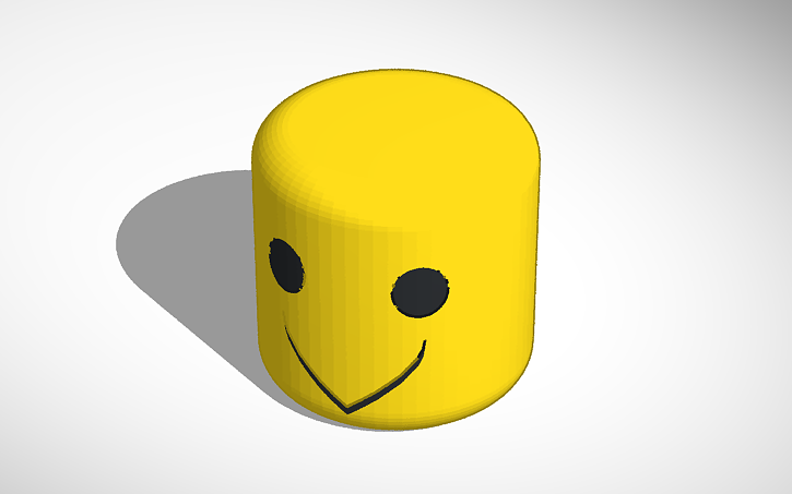 3D design Roblox head (took about 20 minutes) - Tinkercad