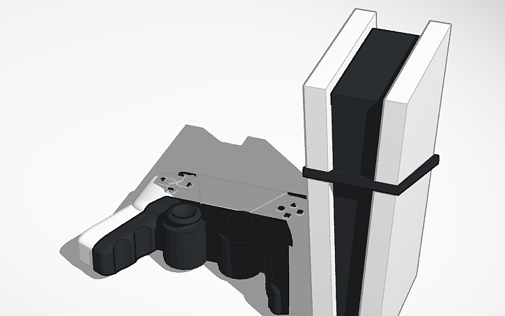 3D design 게임기 game controller play station - Tinkercad