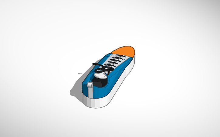3D design shoe - Tinkercad