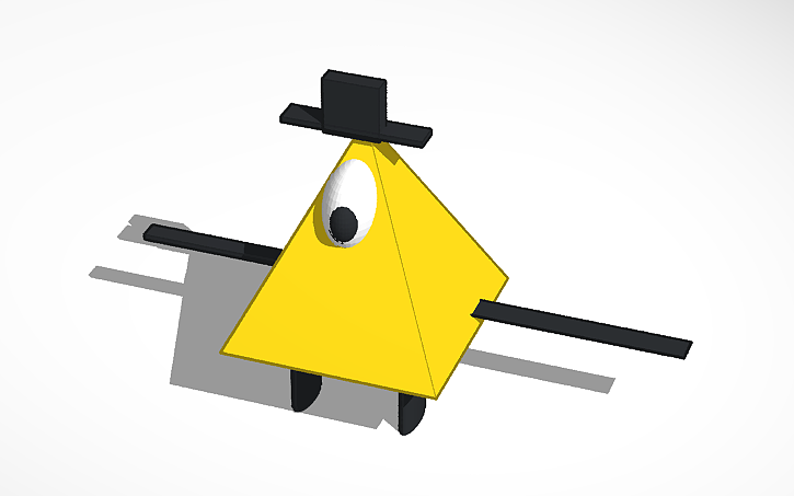 3D design Bill Cipher - Tinkercad