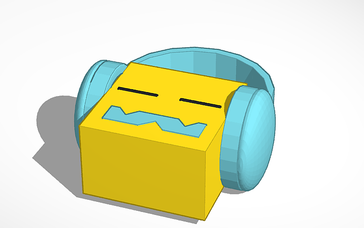3D design Geometry Dash - Tinkercad