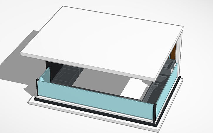 3D design balcony :33 - Tinkercad