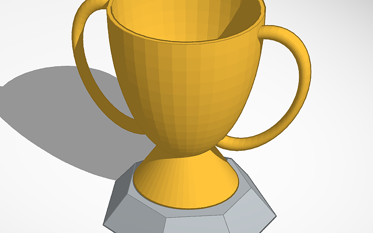 3D design Trophy - Tinkercad