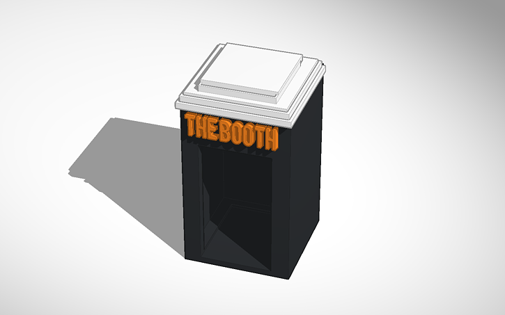 3D design The Booth - Tinkercad