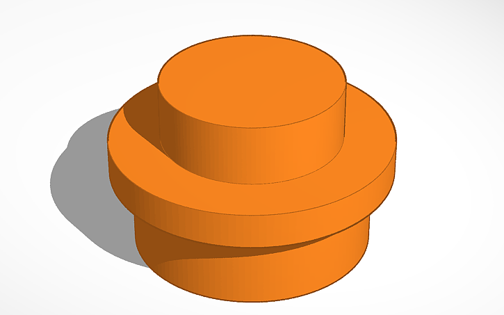 3D design lego stud - Tinkercad