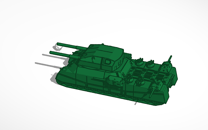 3D design war tank - Tinkercad