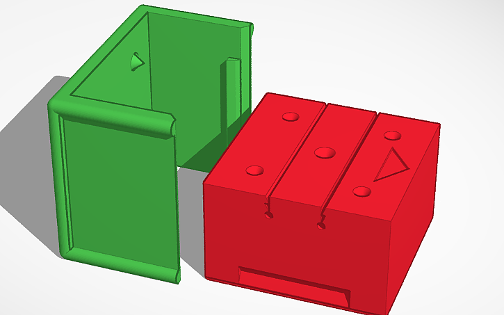 3D design small sandpaper jig - Tinkercad