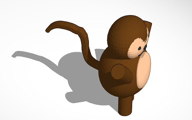 3D design william monkey - Tinkercad