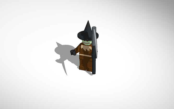 3D design Lego Scarecrow Minifigure 6/1/2016 - Tinkercad