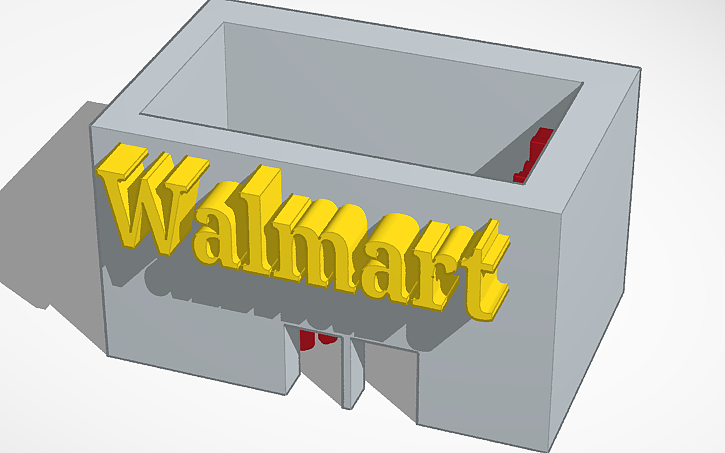 3D design Walmart - Tinkercad