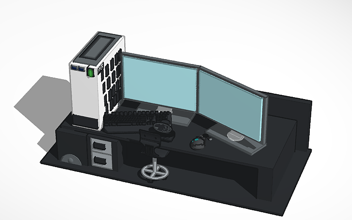 3D design Computer Setup - Tinkercad