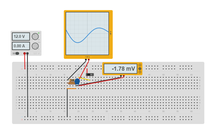 Circuit design Prática 2, Circuitos II - Carlos Eduardo Ribeiro - Tinkercad